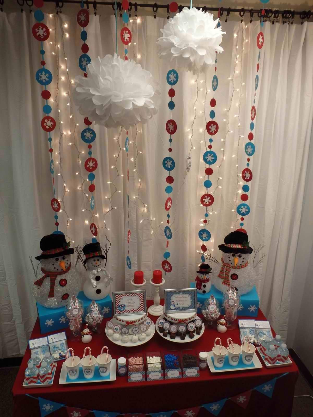 winter wonderland Christmas/Holiday Party Ideas | Photo 8 of 16 | Catch ...