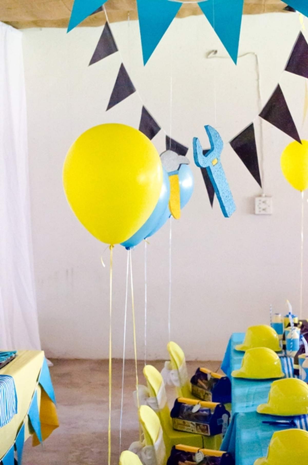 tool theme Birthday Party Ideas | Photo 1 of 43 | Catch My Party