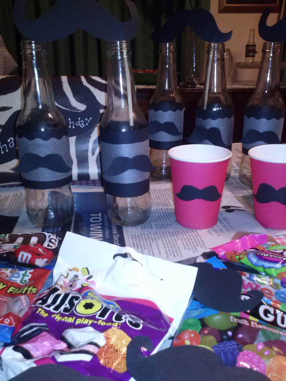 mustache party Birthday Party Ideas | Photo 1 of 17 | Catch My Party