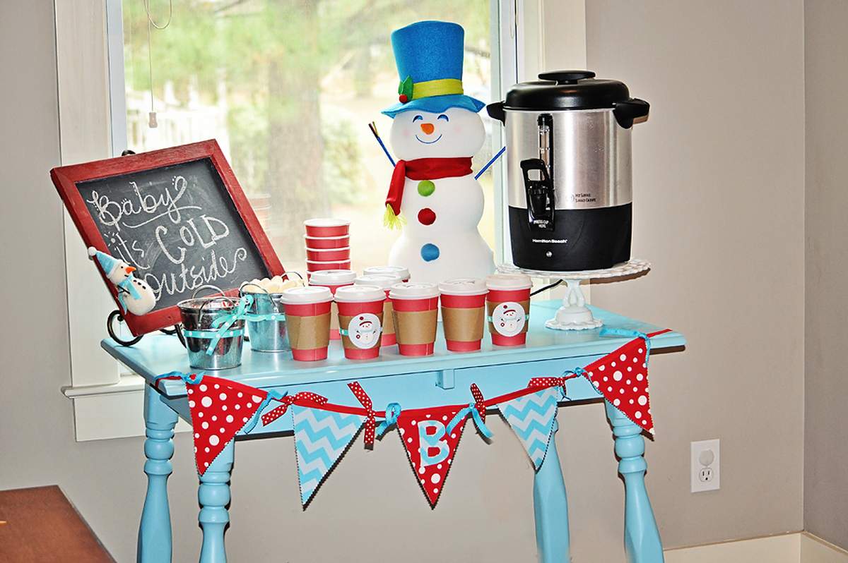 Winter One-derland/Snowmen Birthday Party Ideas | Photo 14 of 20 ...