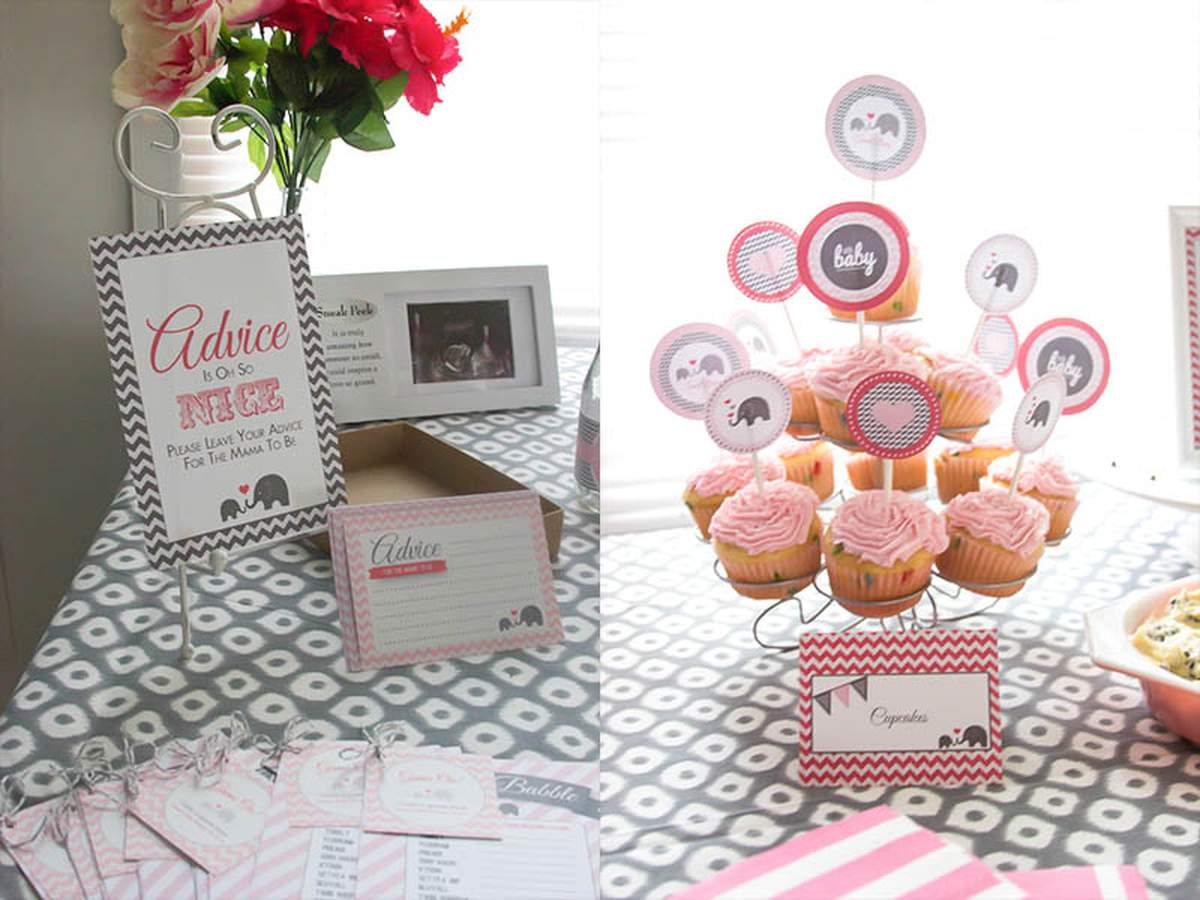 Elephaant Family Baby Shower