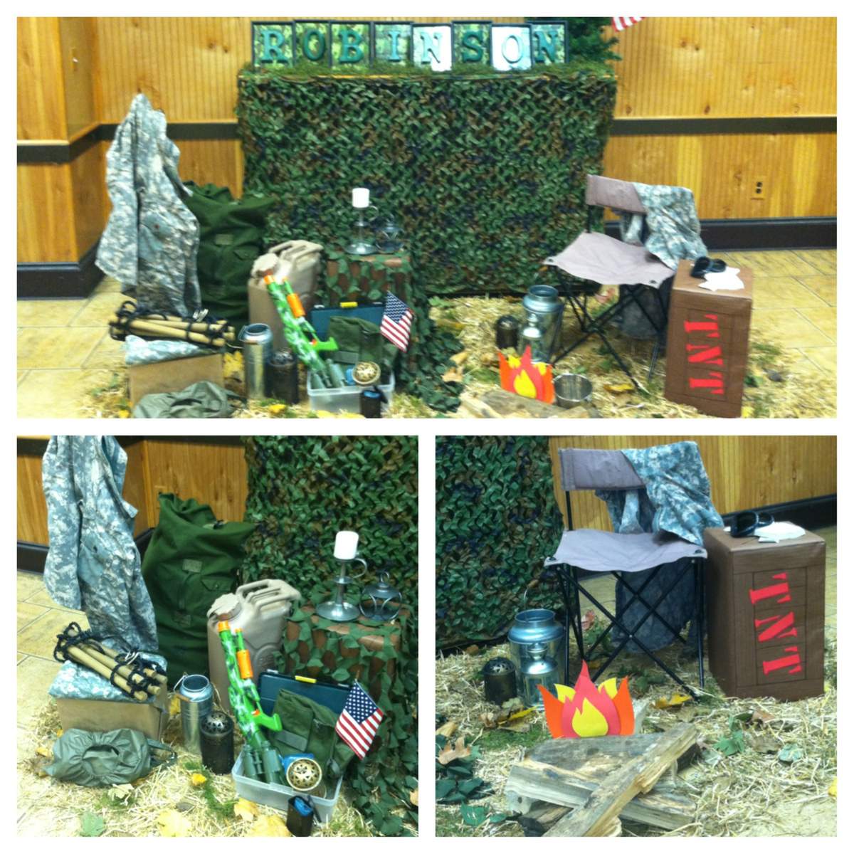 Army/Camouflage Birthday Party Ideas | Photo 2 of 20 | Catch My Party