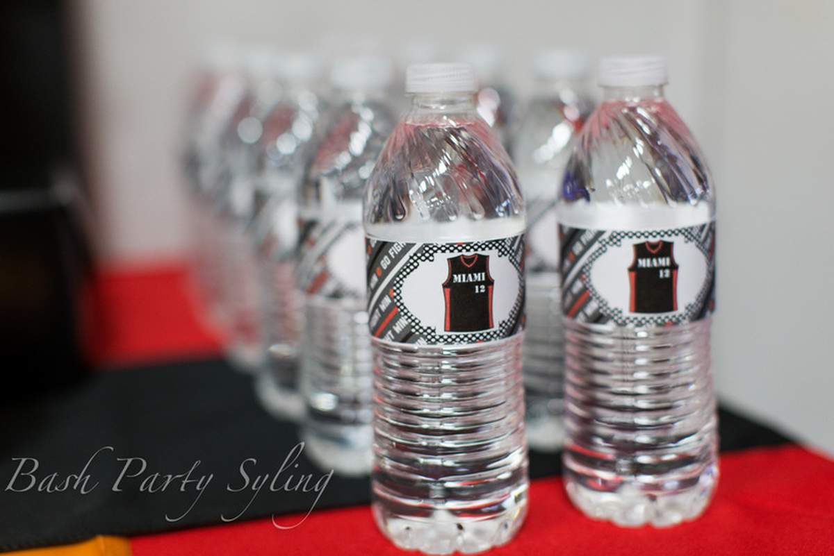 Miami Heat Basketball Birthday Party Ideas | Photo 1 of 14 | Catch My Party