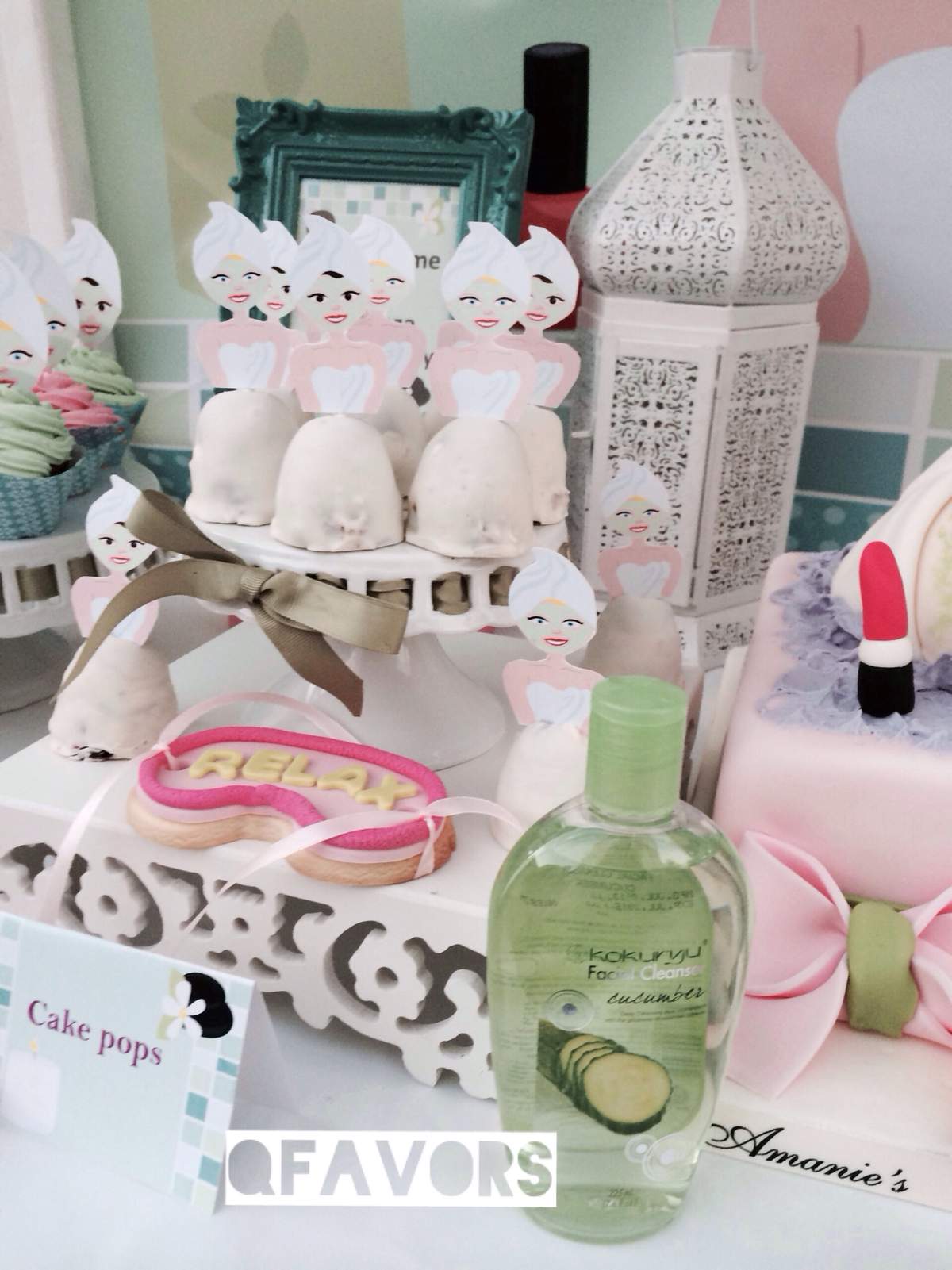 Spa Birthday Party Ideas | Photo 1 of 34 | Catch My Party