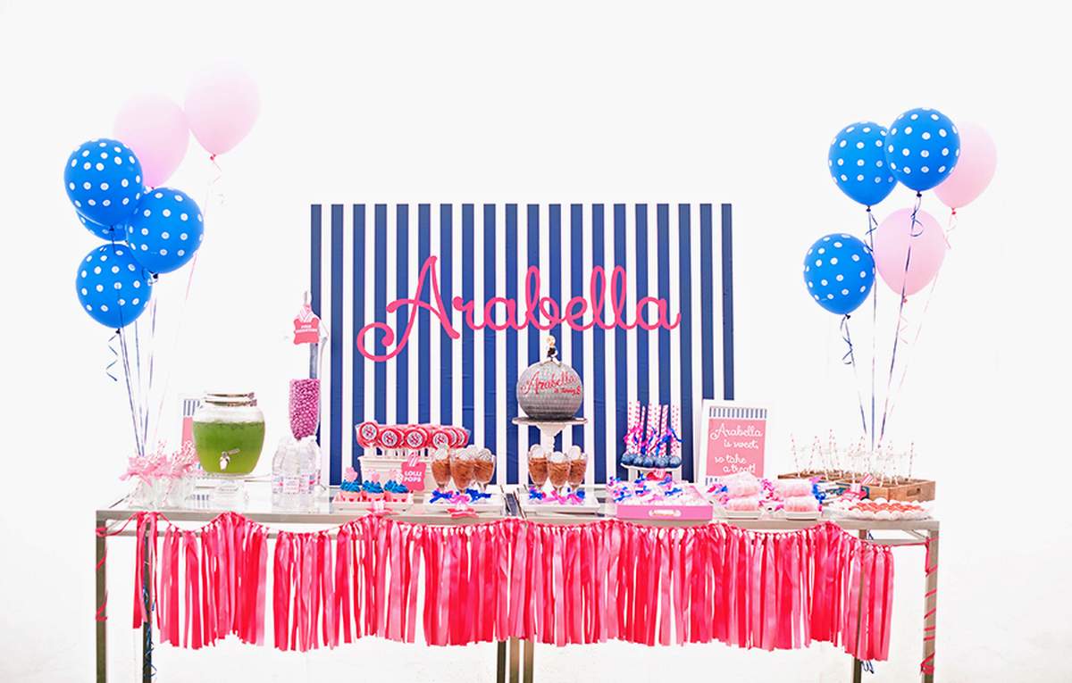 Preppy Disco Birthday Party Ideas | Photo 3 of 20 | Catch My Party