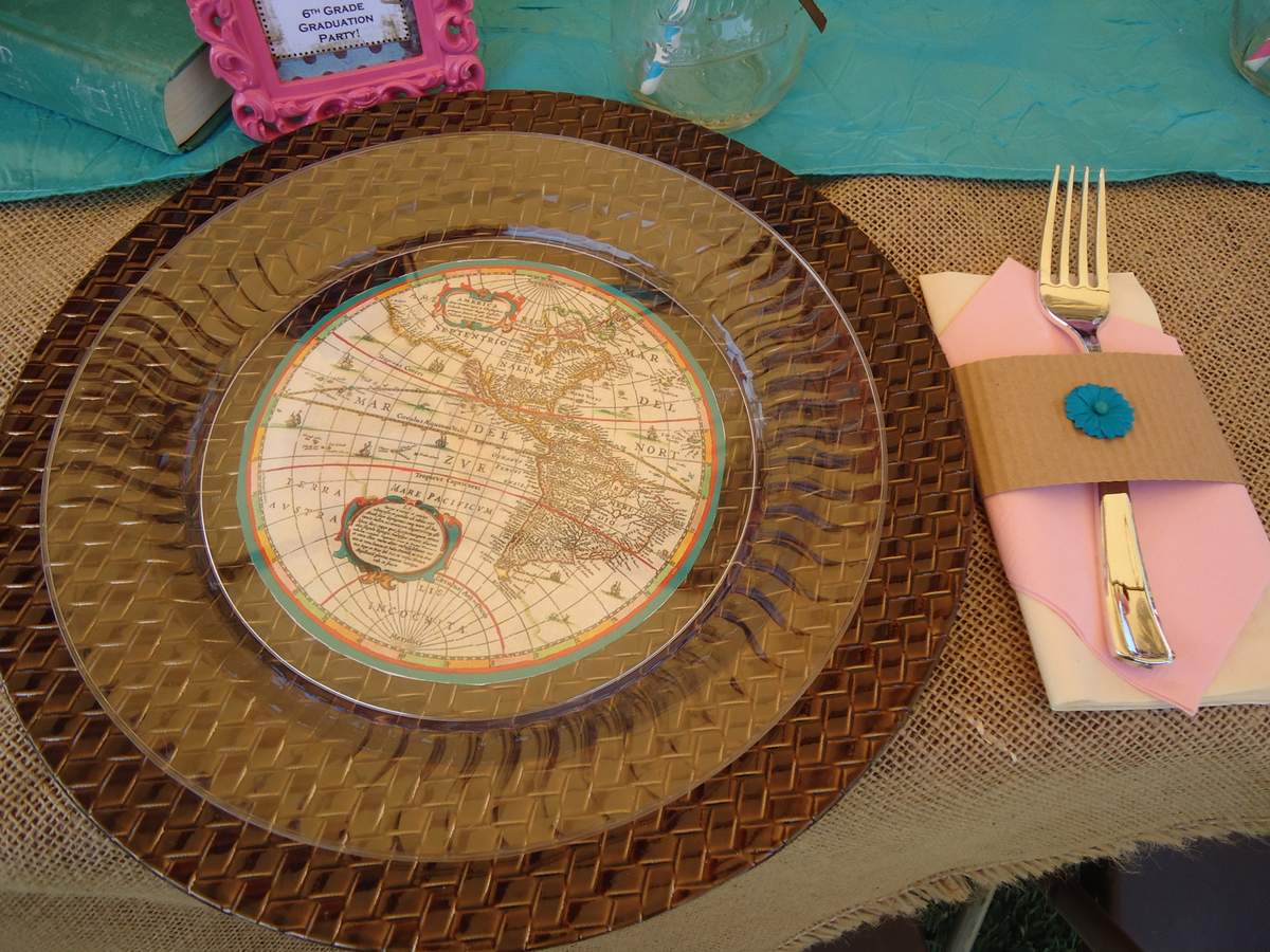 Vintage Travel theme based on "oh, the places you'll go" Graduation/End ...