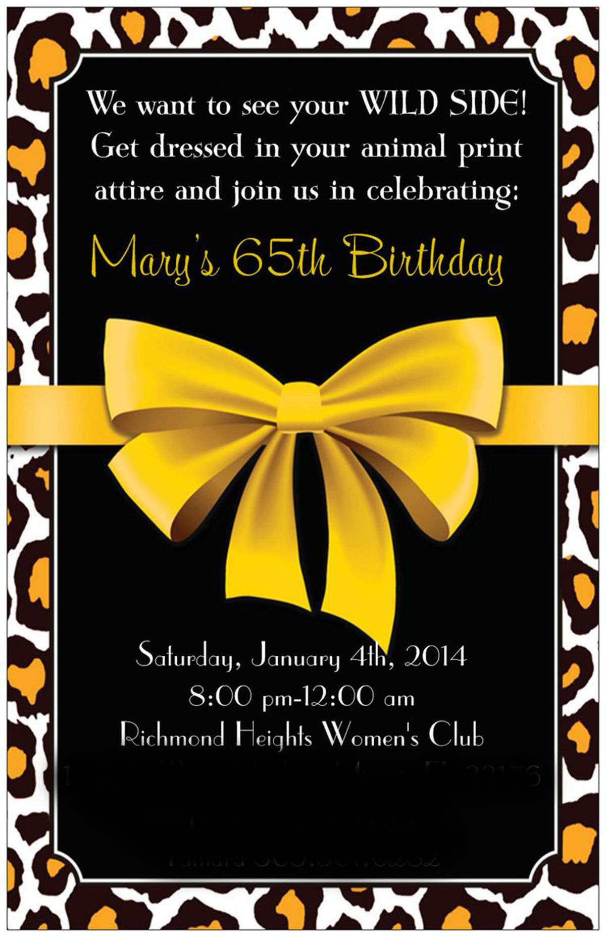 Leopard Birthday Party Ideas | Photo 8 of 42 | Catch My Party