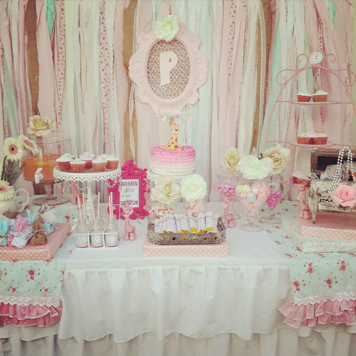 Shabby Chic Birthday Party Ideas Photo 1 Of 22 Catch My Party