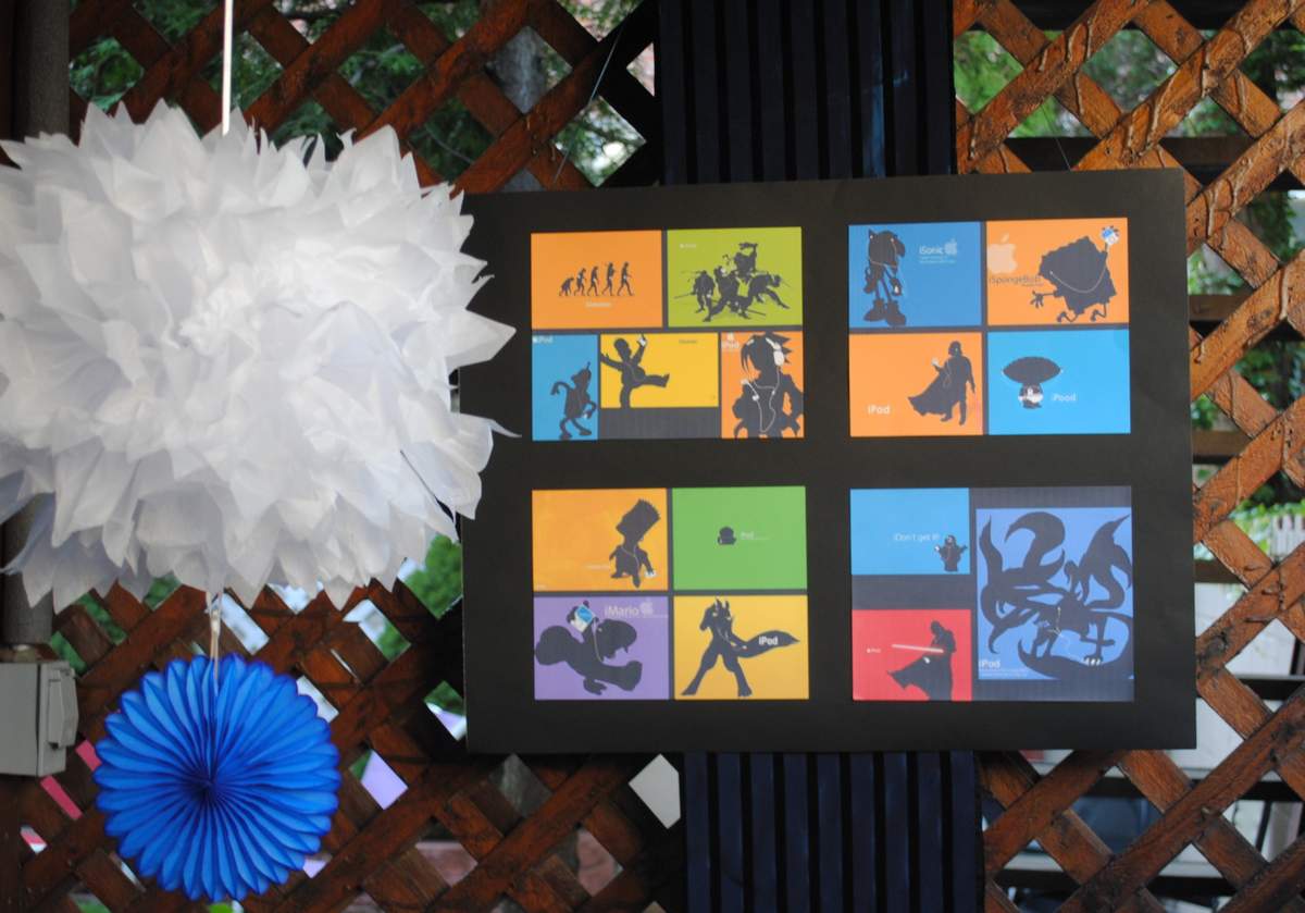 iPhone Birthday Party Ideas | Photo 8 of 16 | Catch My Party