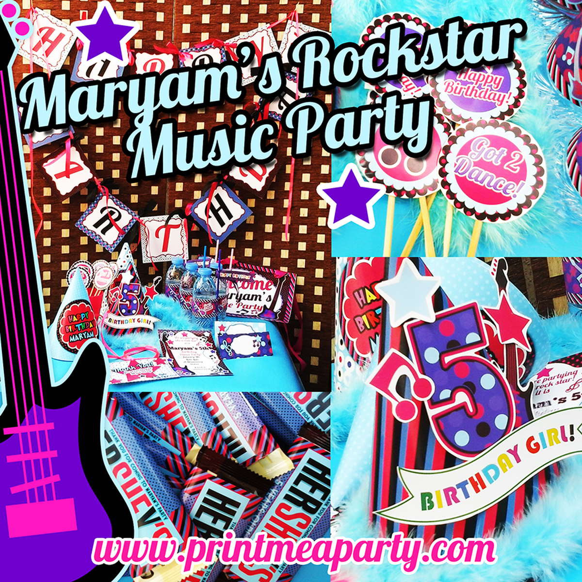 Rockstar Birthday Party Ideas | Photo 1 of 10 | Catch My Party