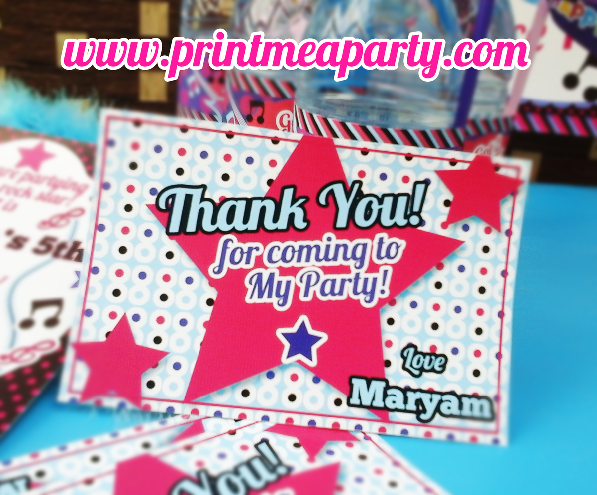 Rockstar Birthday Party Ideas | Photo 1 of 10 | Catch My Party