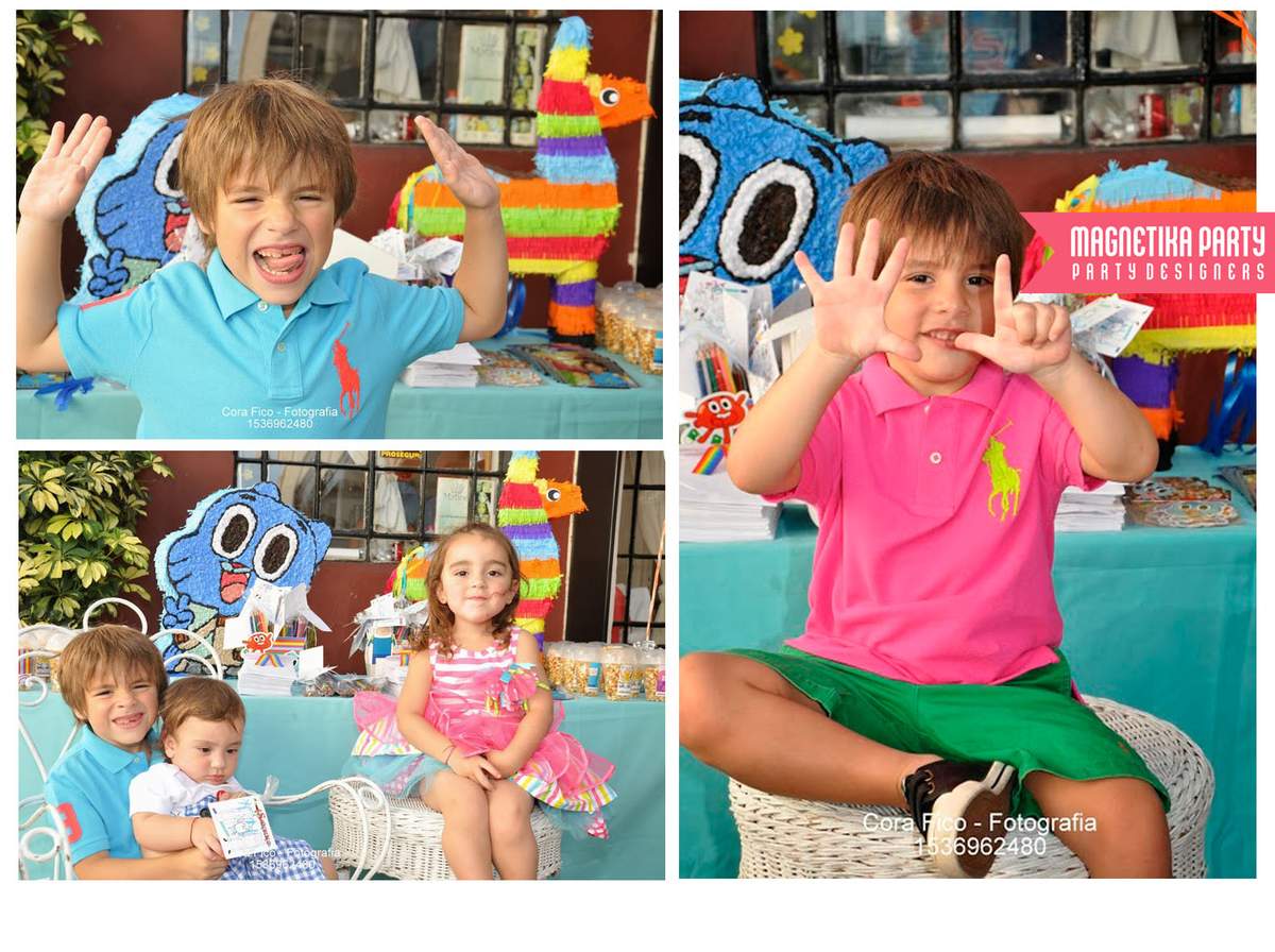 amazing world of gumball / adventure time Birthday Party Ideas | Photo ...