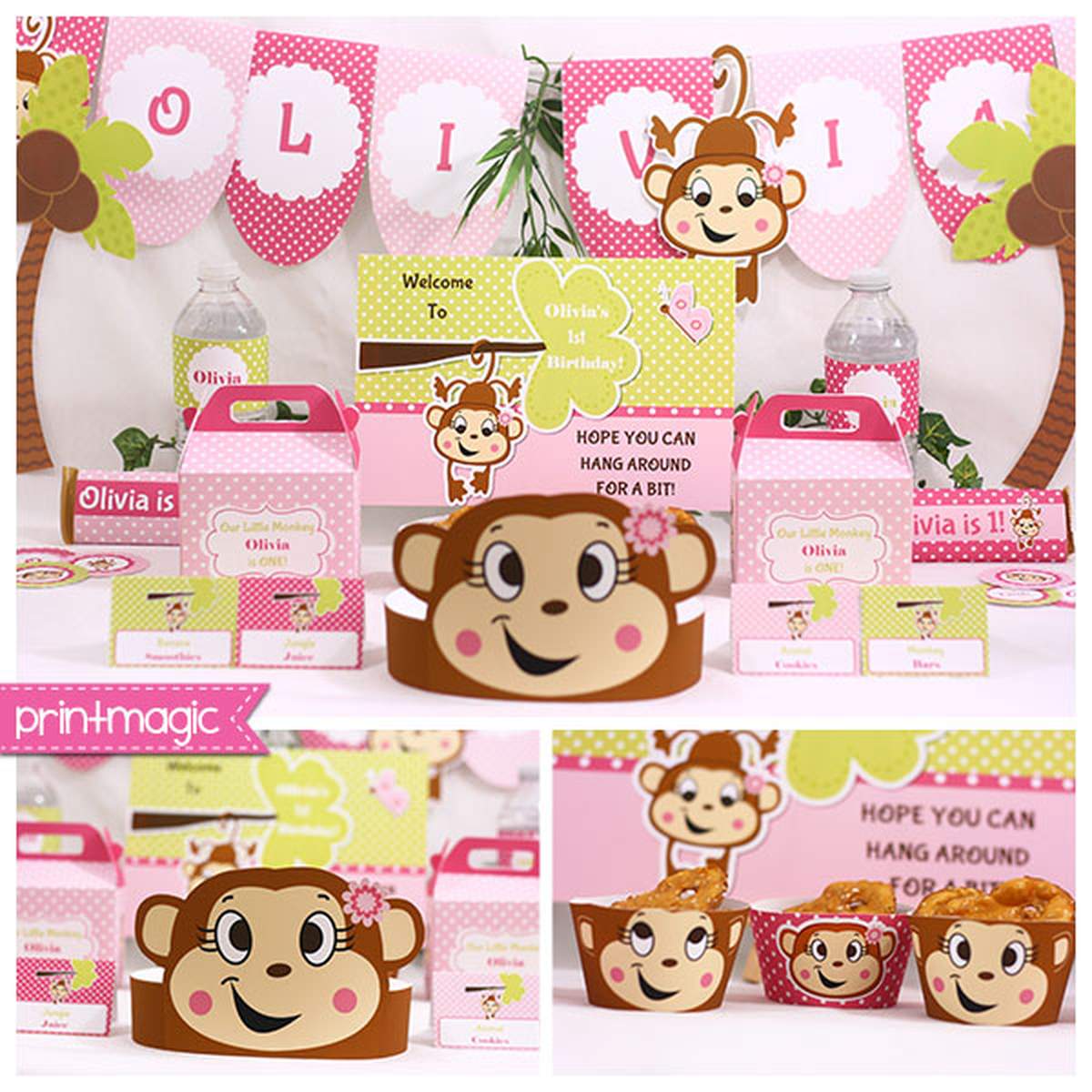 Monkey Birthday Party Ideas | Photo 2 of 5 | Catch My Party