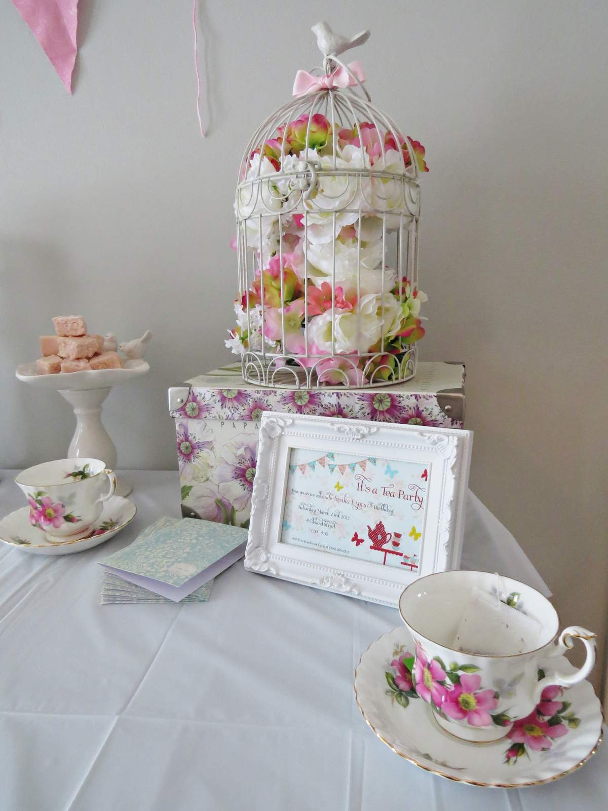Tea Party Birthday Party Ideas | Photo 9 of 22 | Catch My Party