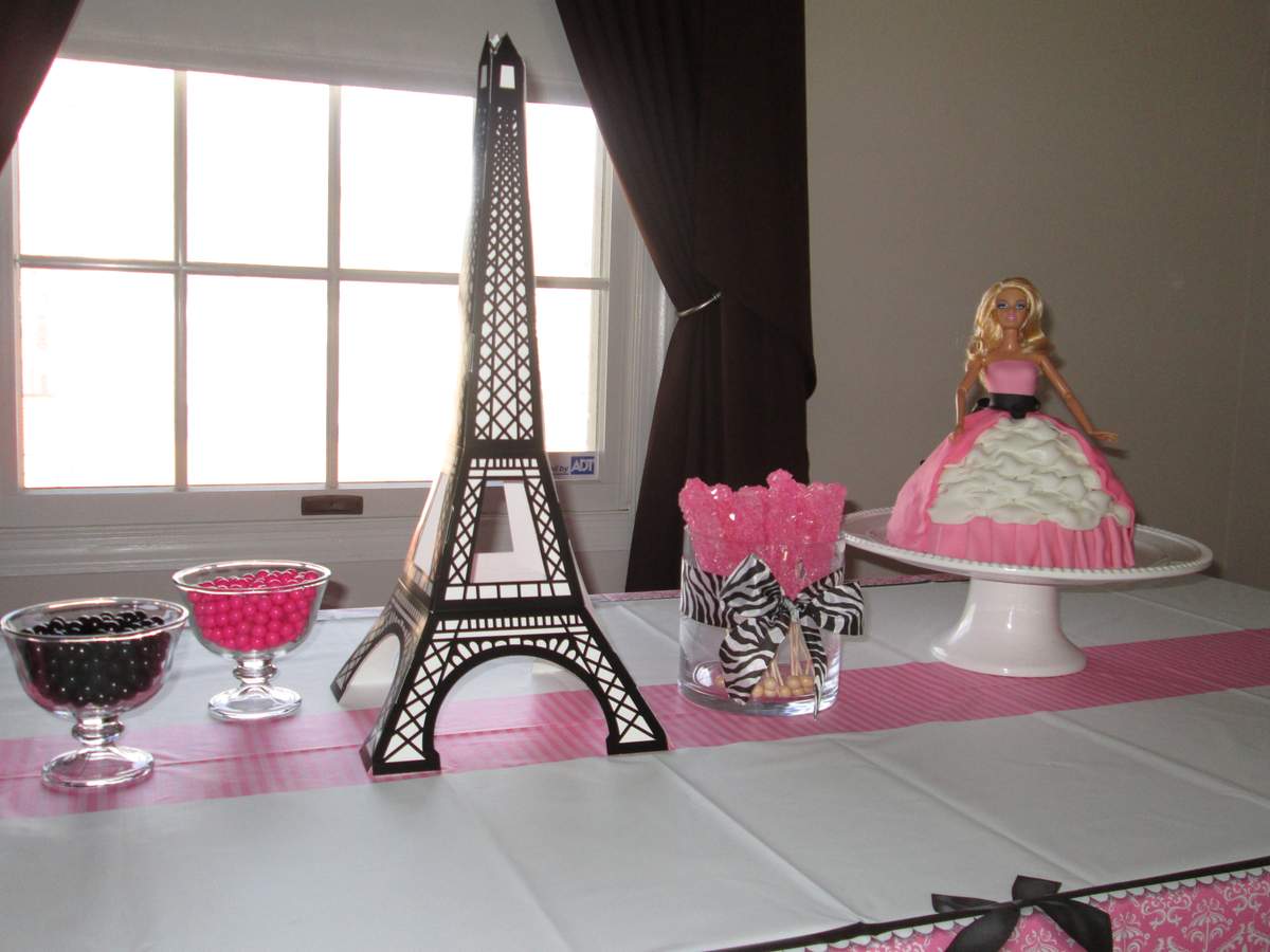 French Barbie Party / Birthday "Barbie 7th Birthday" | Catch My Party