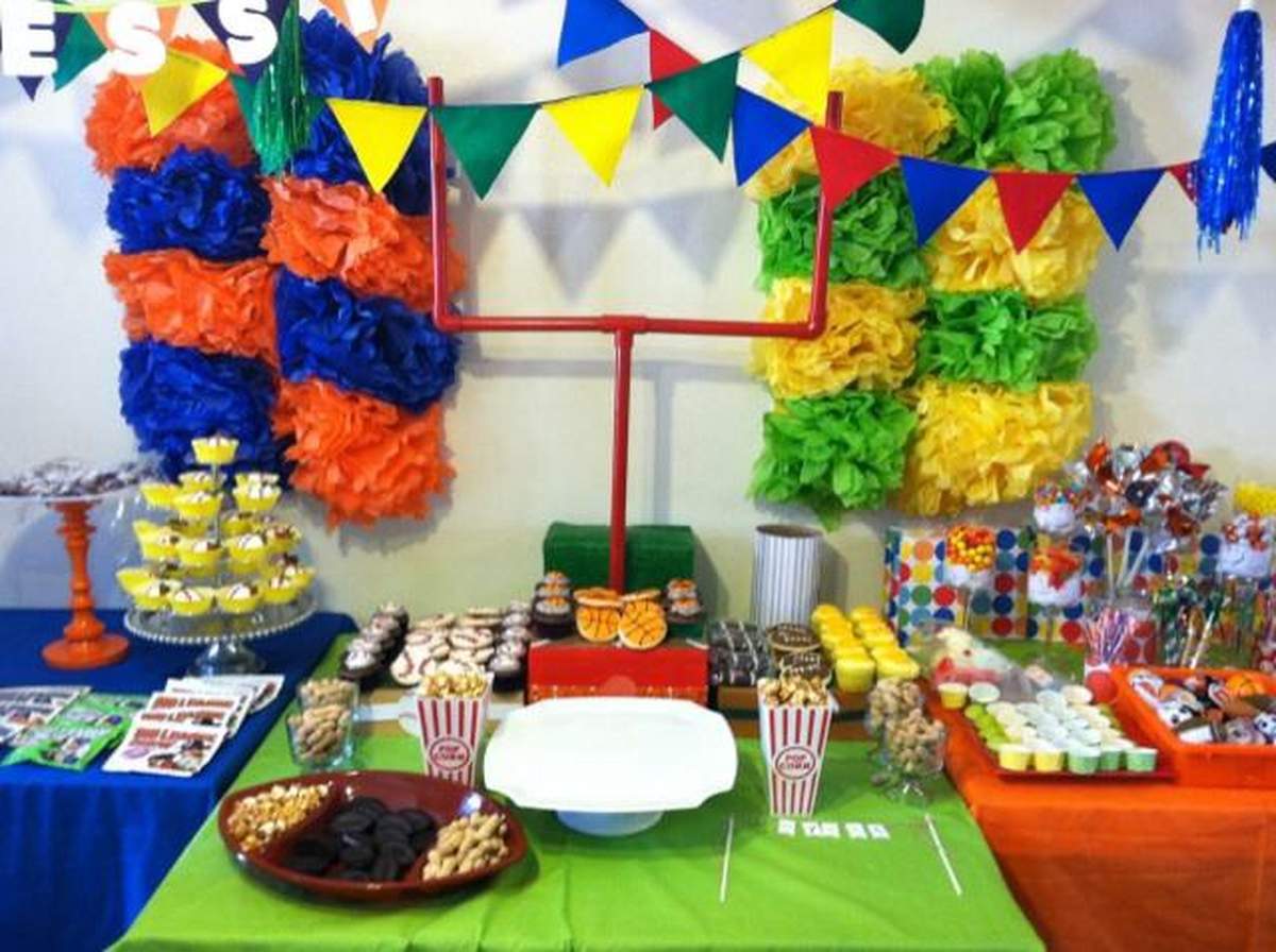 Sports fan party! Birthday Party Ideas | Photo 1 of 22 | Catch My Party