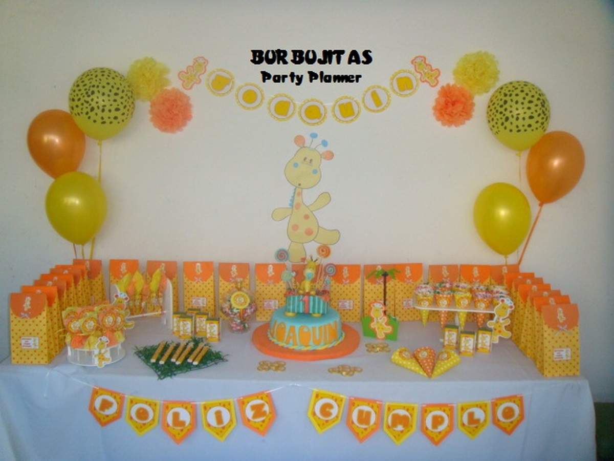 Giraffes Birthday Party Ideas | Photo 1 of 22 | Catch My Party