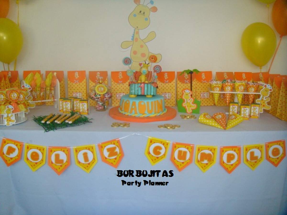 Giraffes Birthday Party Ideas | Photo 1 of 22 | Catch My Party