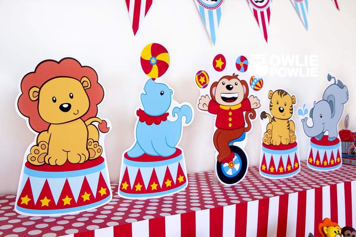 Vintage Circus Birthday Party Ideas | Photo 1 of 26 | Catch My Party