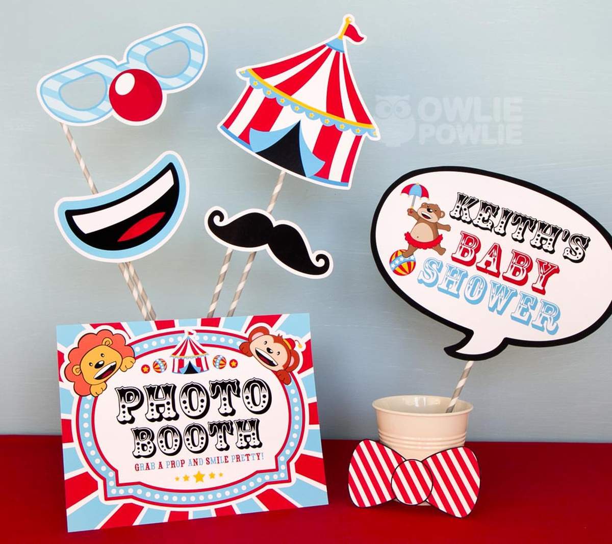 Circus/Carnival Baby Shower Party Ideas | Photo 1 of 26 | Catch My Party