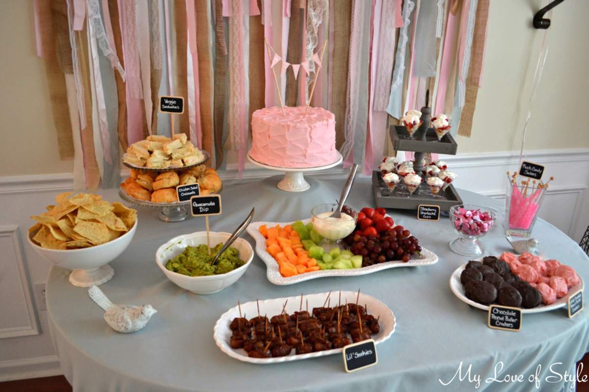Shabby Chic Baby Shower Party Ideas | Photo 5 of 10 | Catch My Party