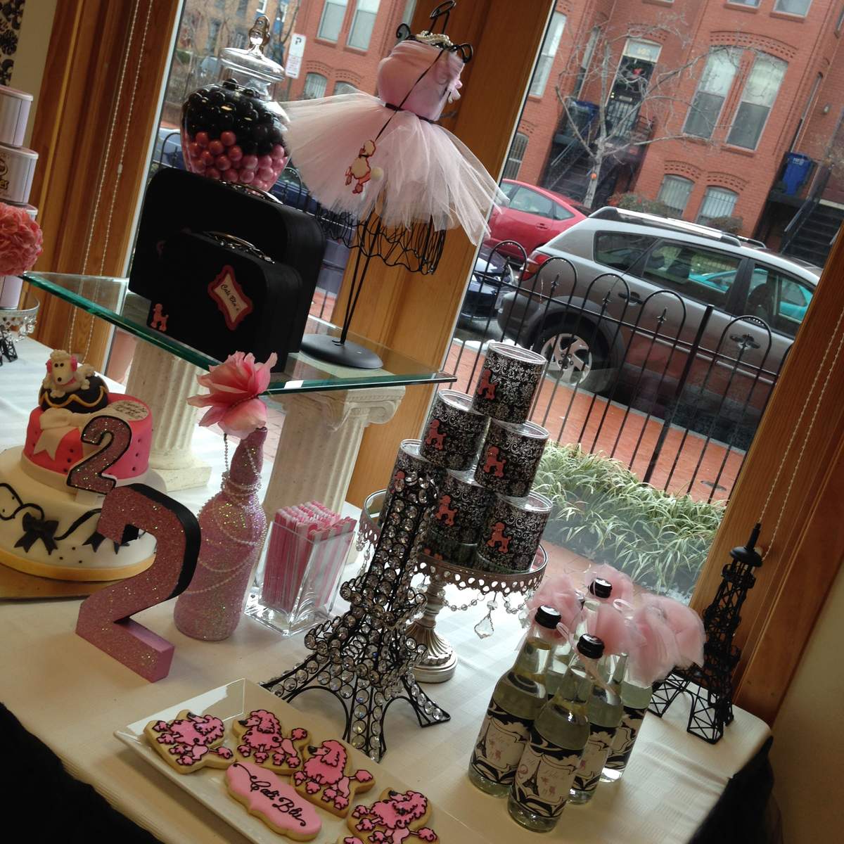 Poodles in Paris Birthday Party Ideas | Photo 2 of 9 | Catch My Party