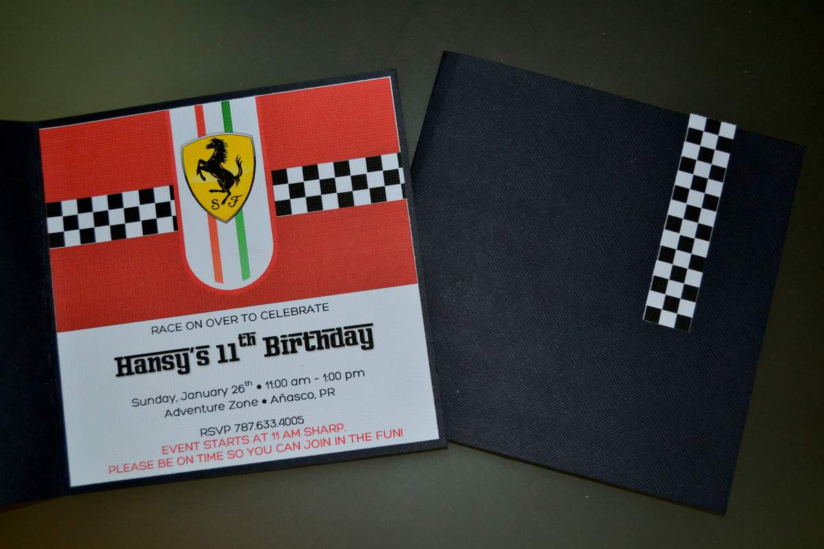 Ferrari inspired / Racecars Birthday Party Ideas | Photo 1 of 21 ...