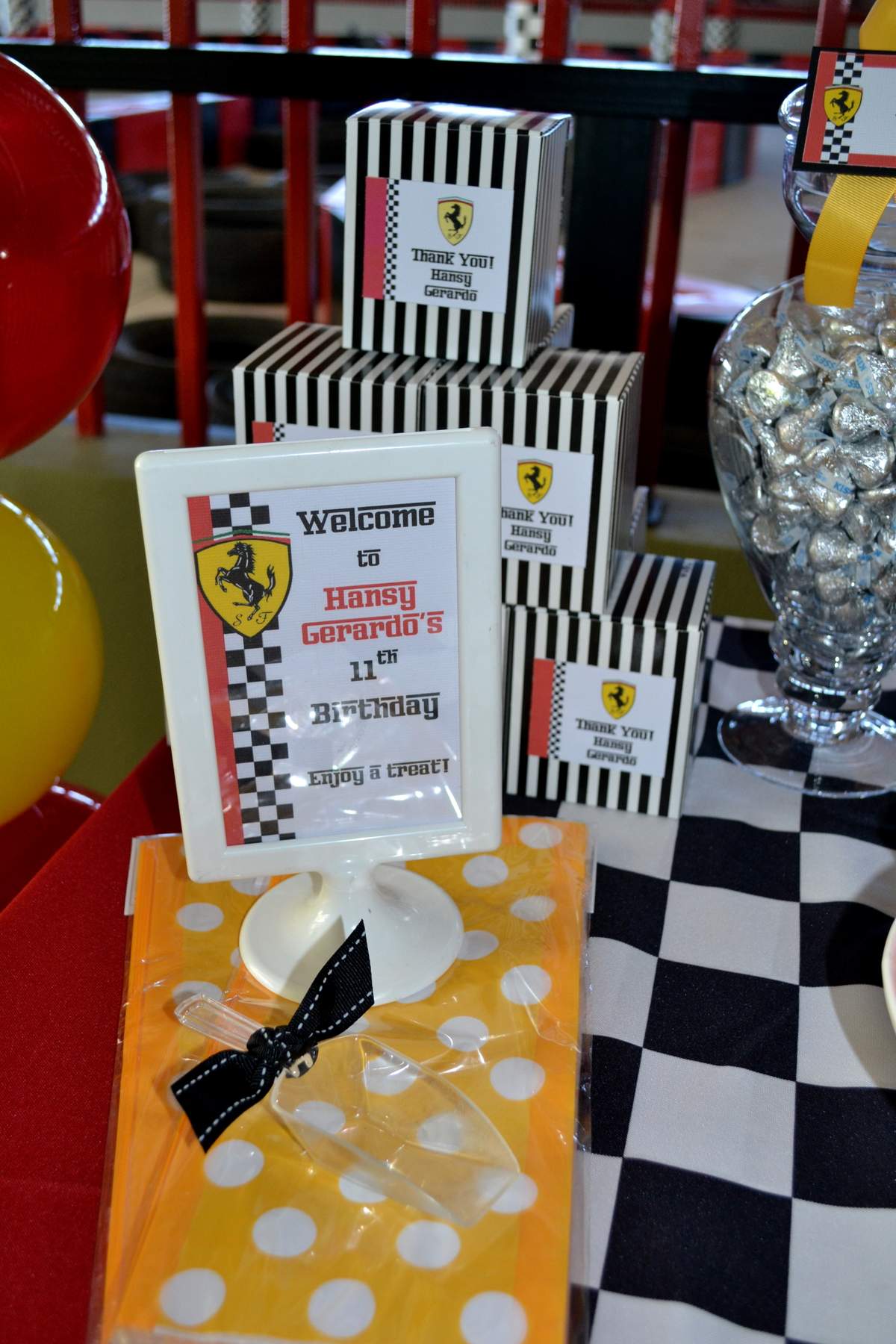 Ferrari inspired / Racecars Birthday Party Ideas | Photo 1 of 21 ...