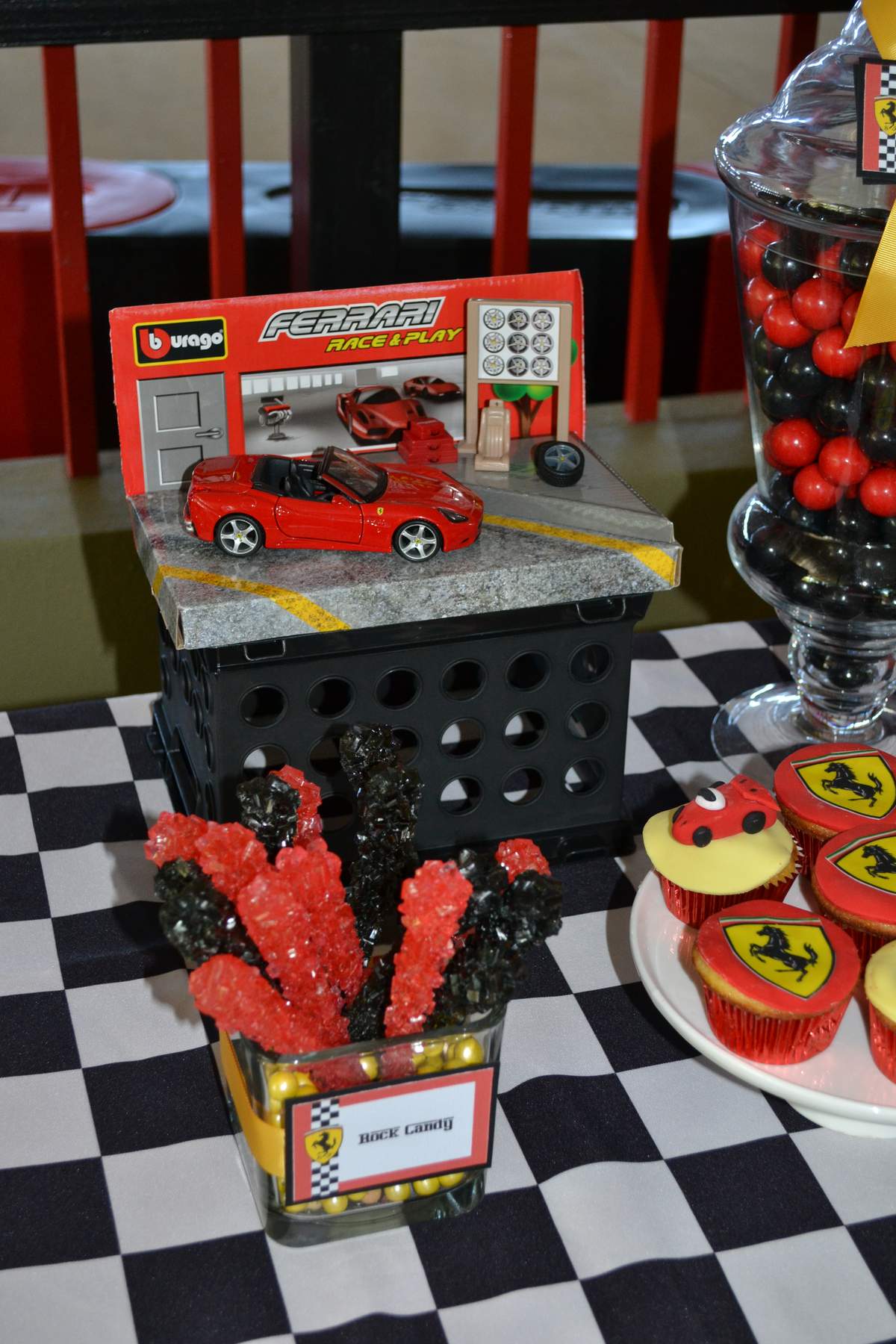 Ferrari inspired / Racecars Birthday Party Ideas | Photo 3 of 21 ...