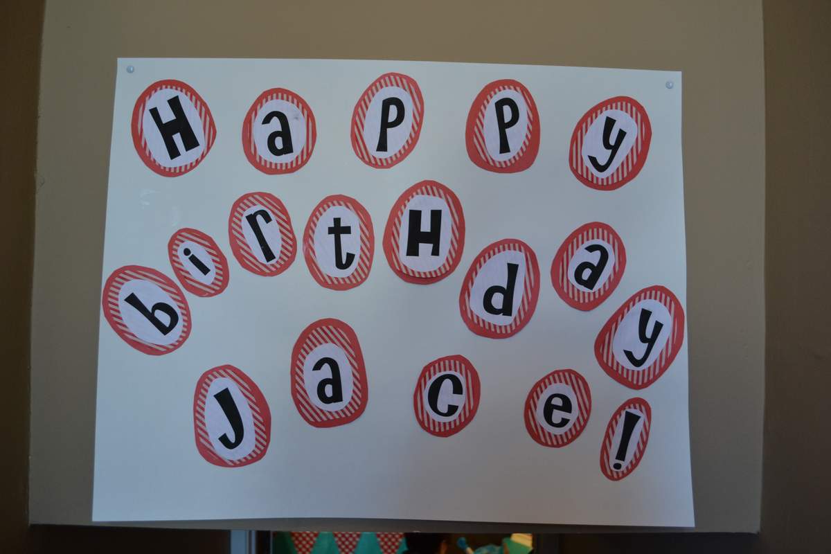 The Cat in the Hat Birthday Party Ideas | Photo 4 of 28 | Catch My Party