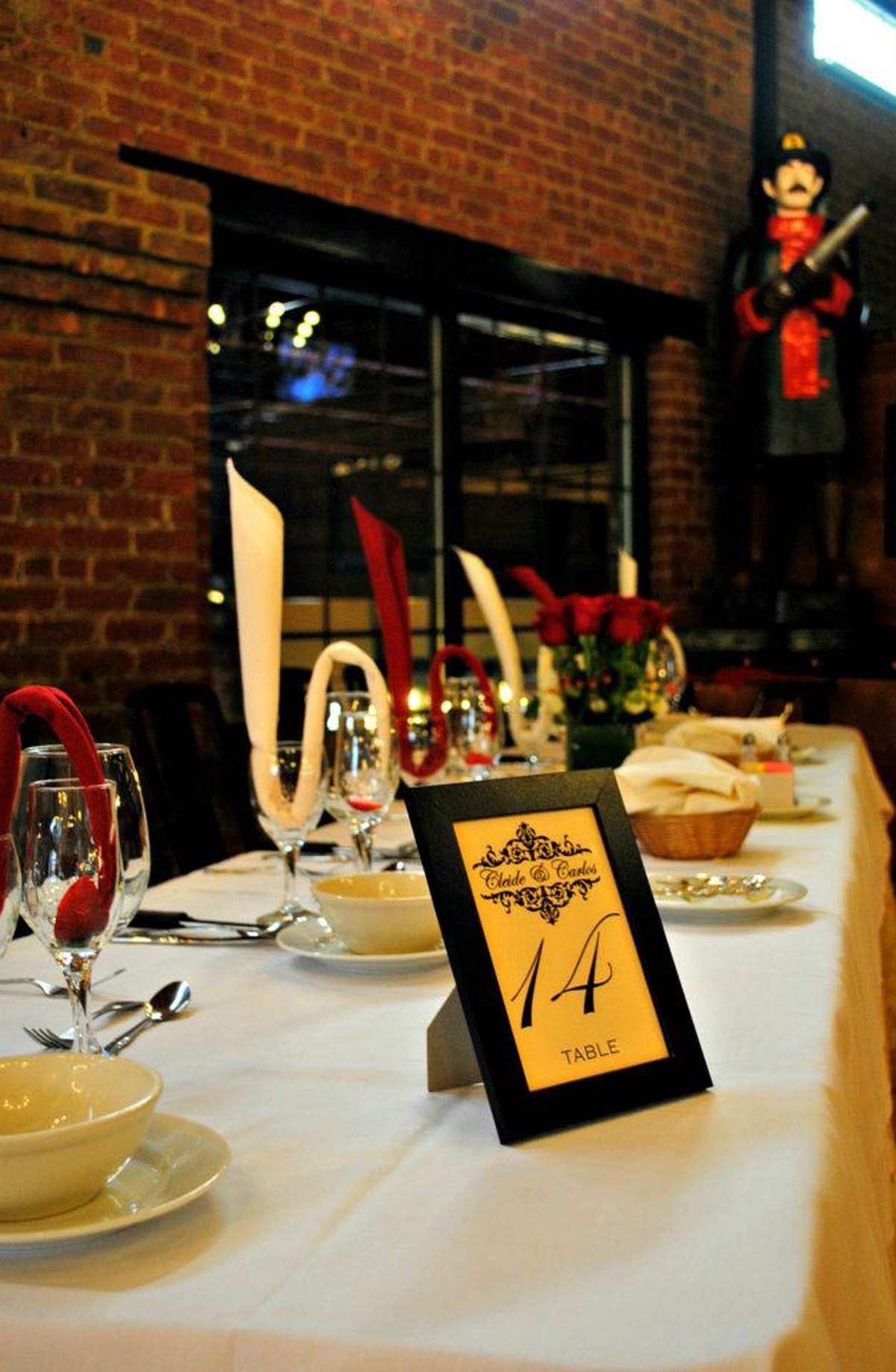 Red and Damask Wedding Party Ideas | Photo 35 of 43 | Catch My Party