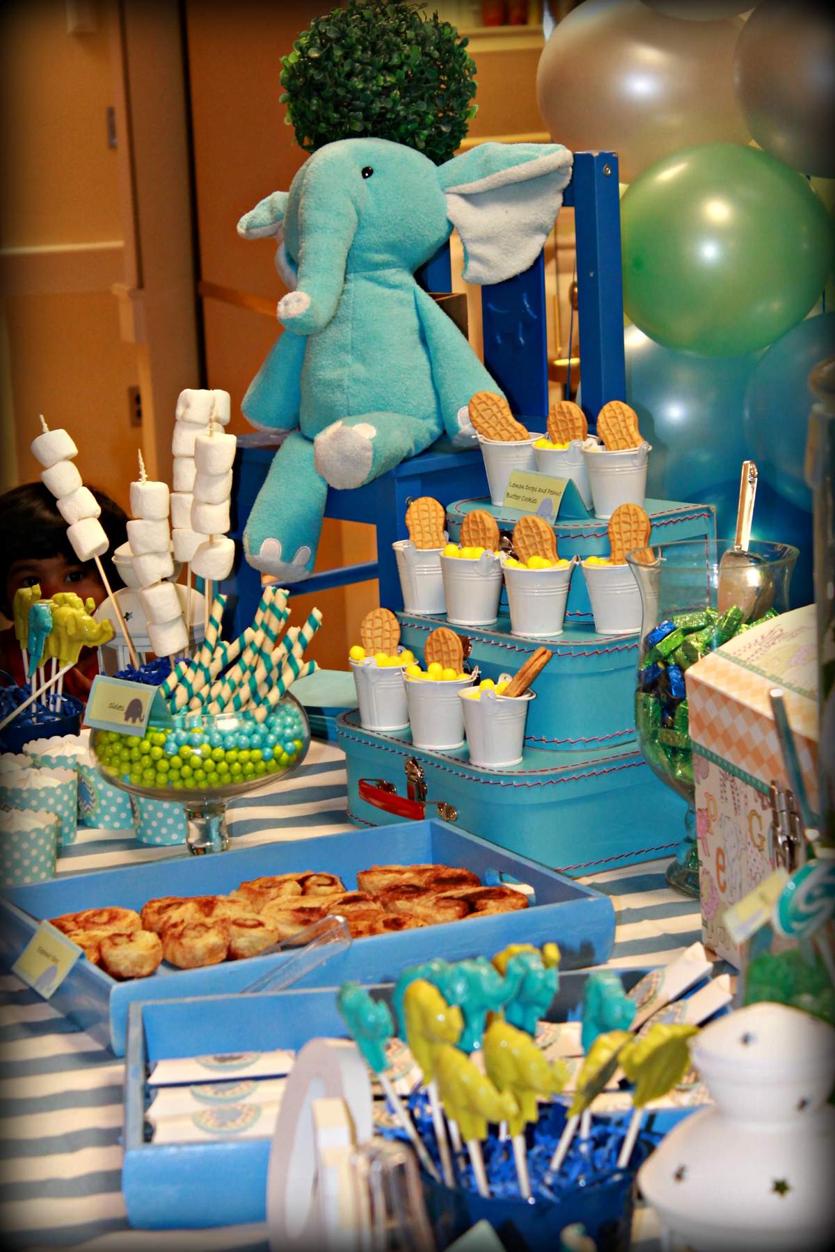 Elephants Birthday Party Ideas | Photo 4 of 25 | Catch My Party