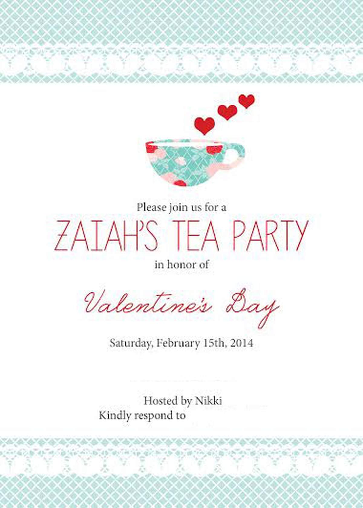 Valentine's Day Tea Valentine's Day Party Ideas | Photo 3 of 13 | Catch ...