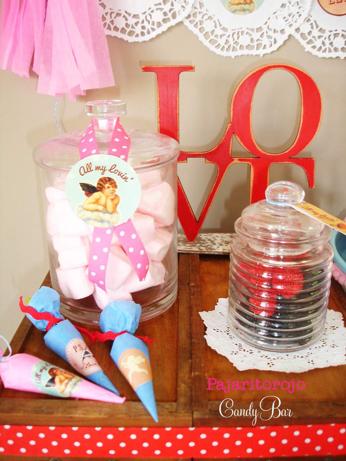 Vintage Love Valentine's Day Party Ideas | Photo 4 of 19 | Catch My Party