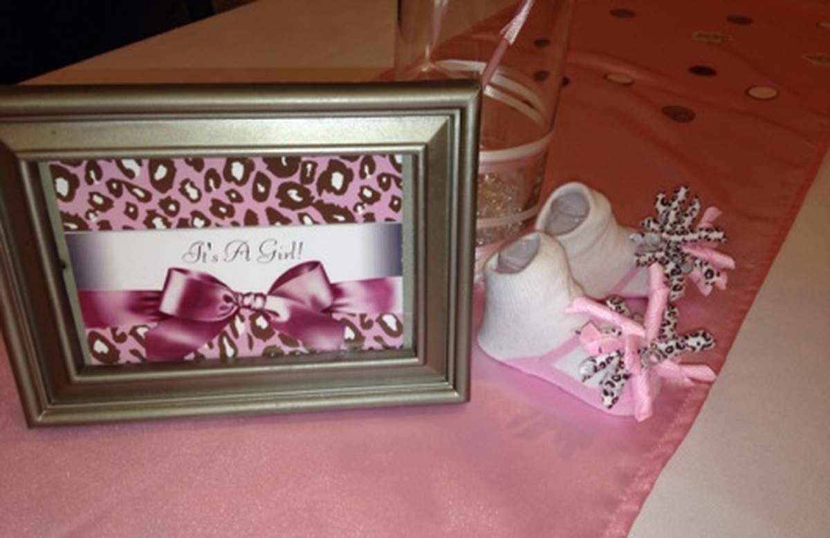 Pink Cheetah Baby Shower Party Ideas | Photo 1 of 23 | Catch My Party