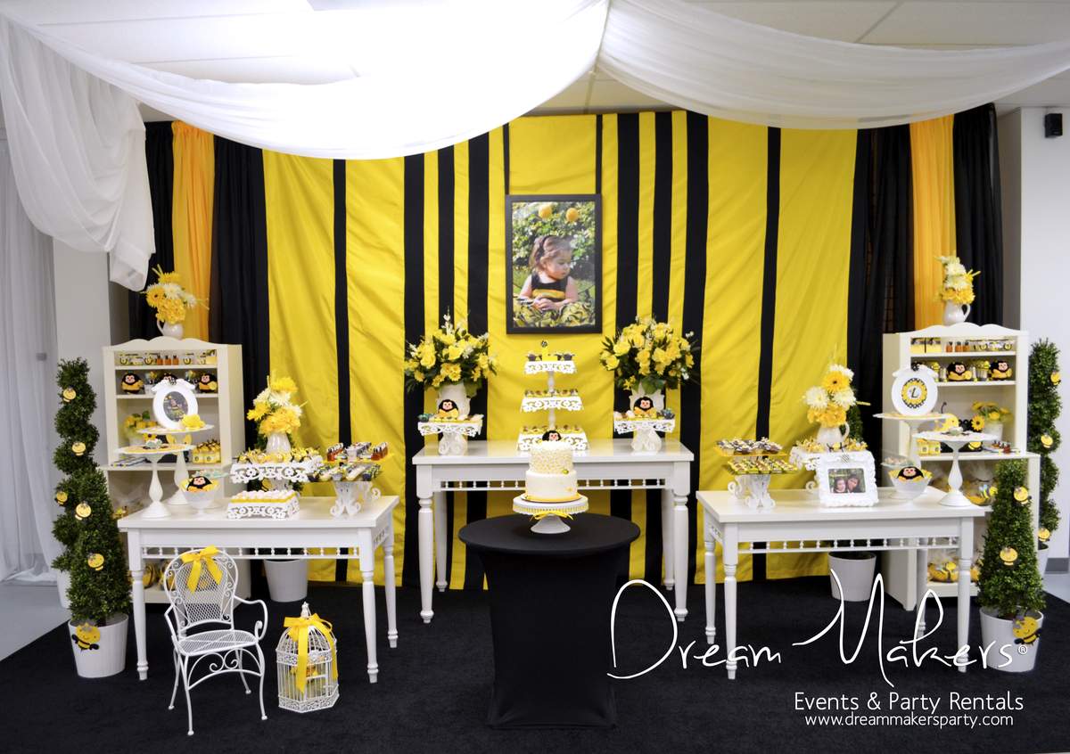 Bee Birthday Party Ideas | Photo 3 of 22 | Catch My Party