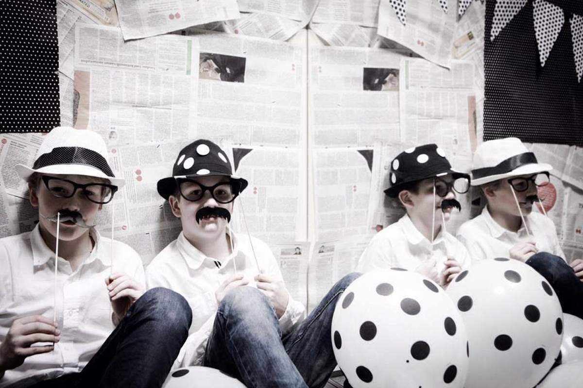 Black and White Birthday Party Ideas | Photo 12 of 12 | Catch My Party