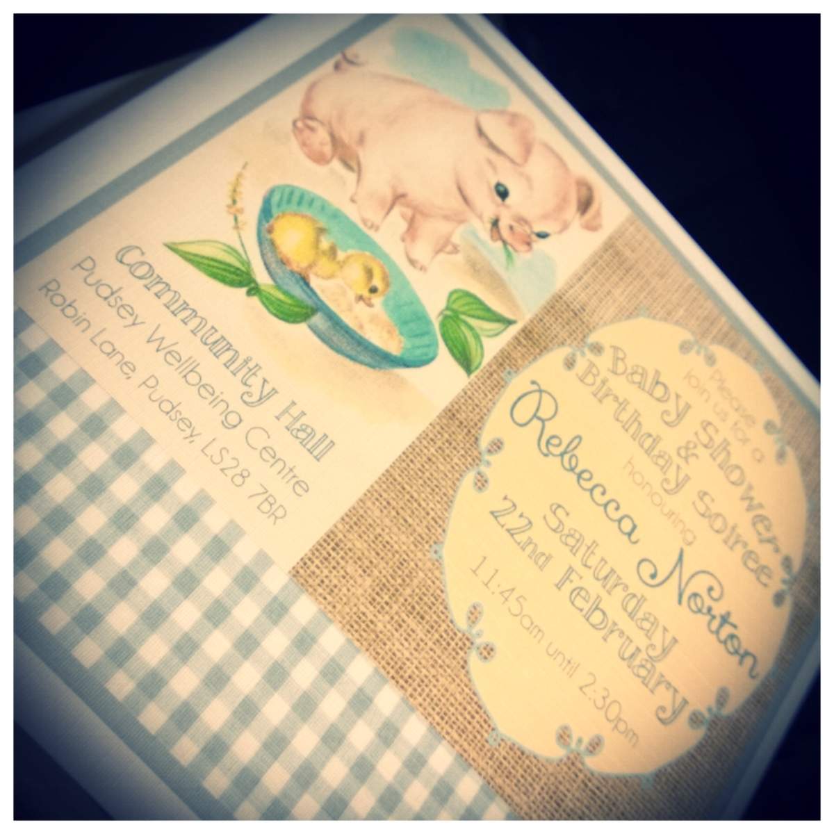 Rustic Farm / Baby Shower "A Yorkshire Farm Baby Shower" | Catch My Party