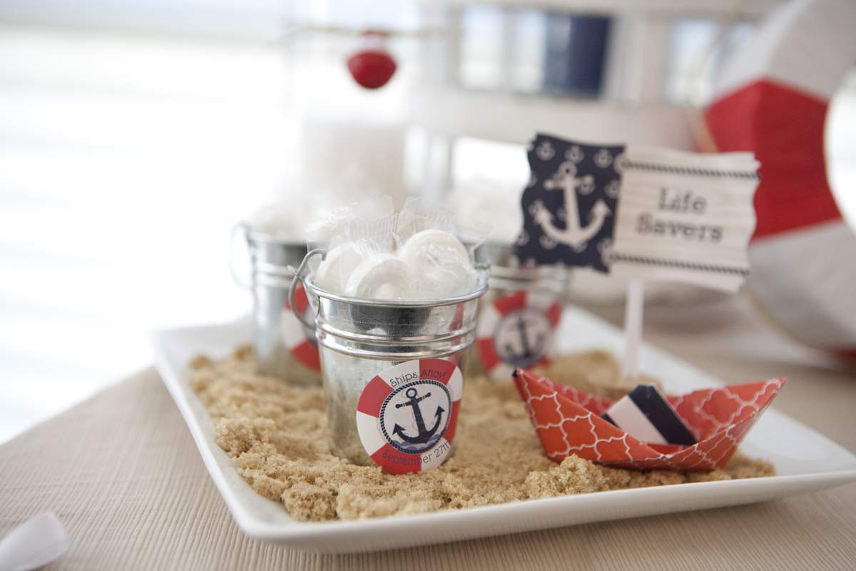 Nautical Baby Shower Party Ideas | Photo 1 of 49 | Catch My Party
