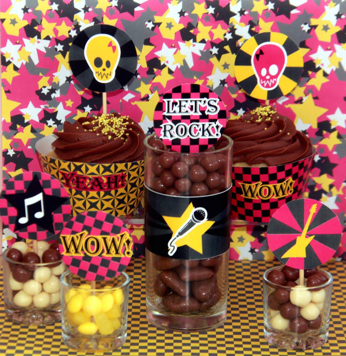 Girly Rockstar Birthday Party Ideas | Photo 1 of 37 | Catch My Party