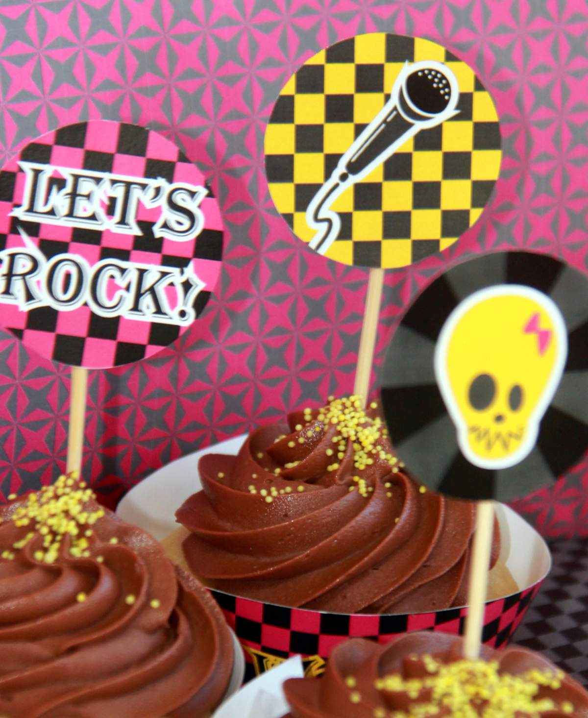 Girly Rockstar Birthday Party Ideas | Photo 1 of 37 | Catch My Party
