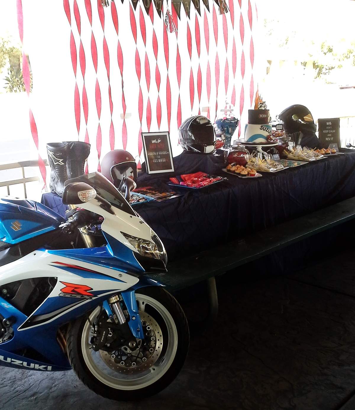 motorcycle Birthday Party Ideas | Photo 10 of 11 | Catch My Party