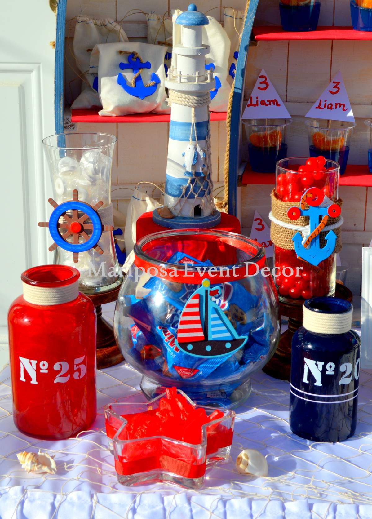 Nautical Birthday Party Ideas | Photo 8 of 15 | Catch My Party
