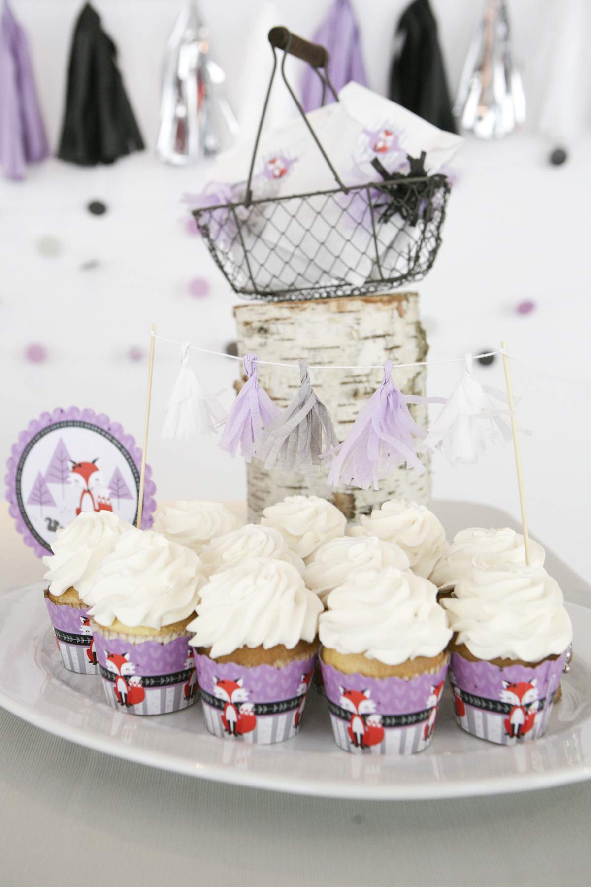 Girl Fox Birthday Party Ideas | Photo 4 of 24 | Catch My Party