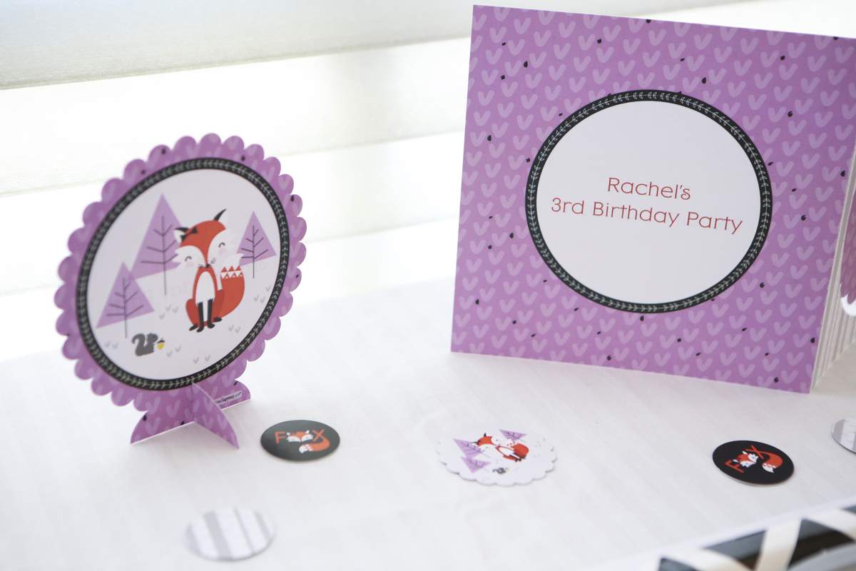 Girl Fox Birthday Party Ideas | Photo 1 of 24 | Catch My Party