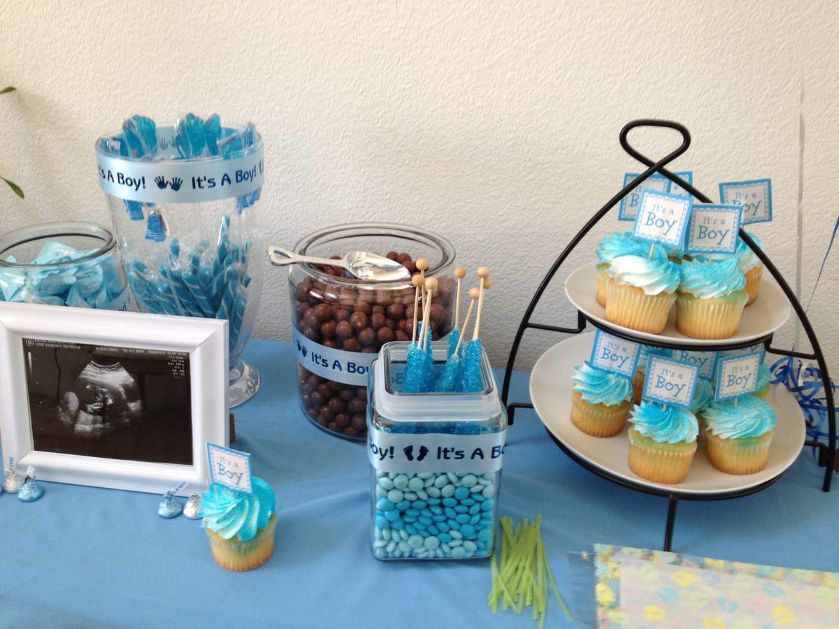 Baby Blue Baby Shower Party Ideas | Photo 1 of 10 | Catch My Party