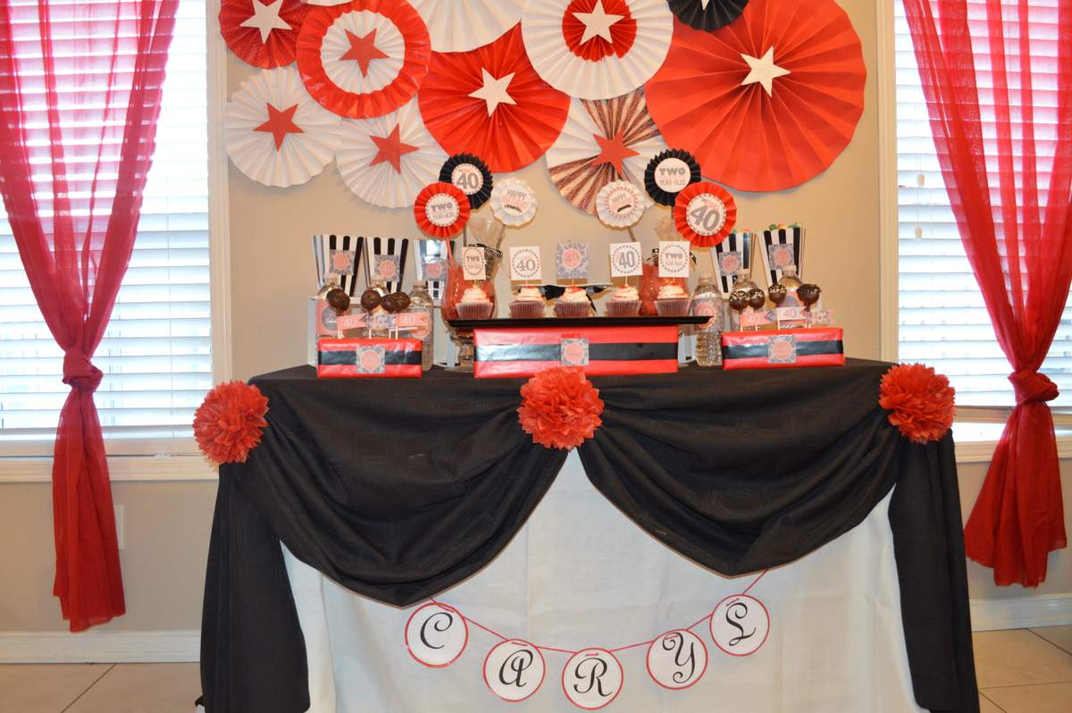 Burlesque Birthday Party Ideas | Photo 1 of 56 | Catch My Party