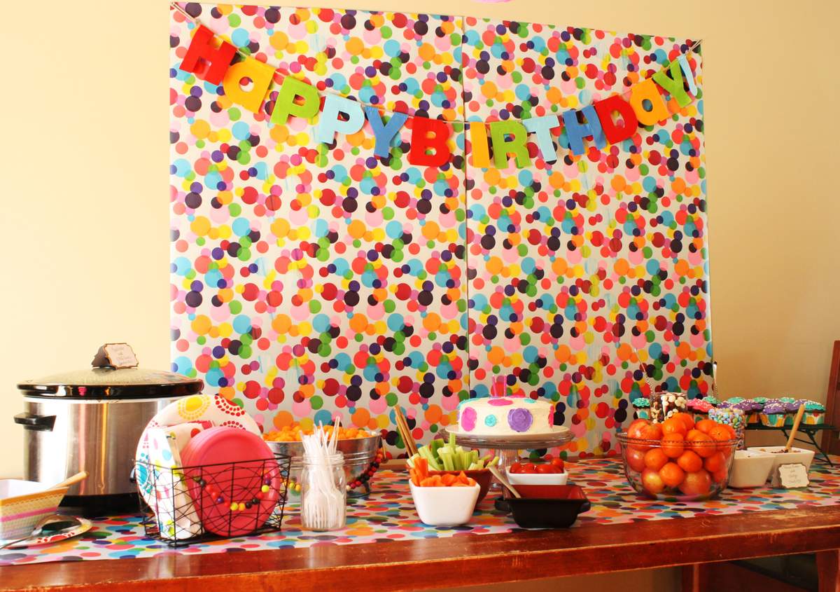 Polka-dots Birthday Party Ideas | Photo 1 of 8 | Catch My Party