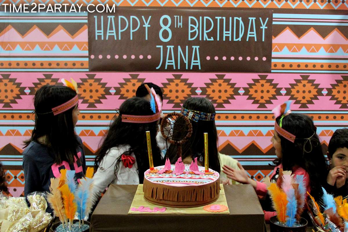 Native American Birthday Party Ideas | Photo 5 of 34 | Catch My Party