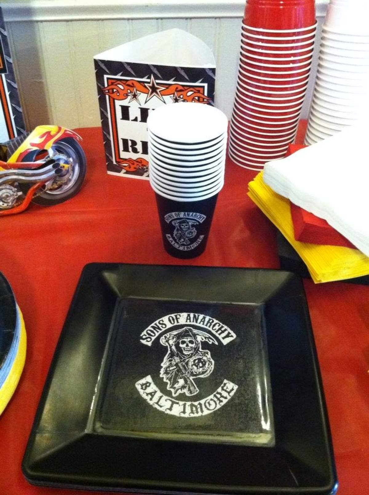 motorcycle Birthday Party Ideas | Photo 7 of 44 | Catch My Party